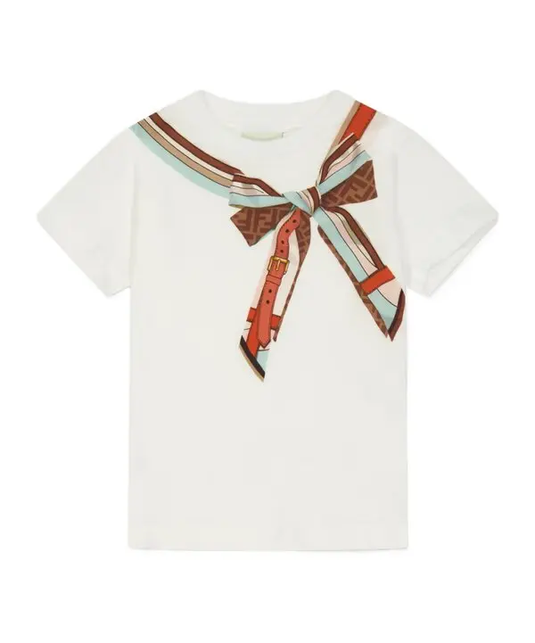 Fendi Bow Detail T-shirt - White