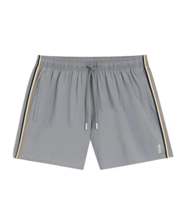 Hugo Boss Elastic-waist Swim Trunks