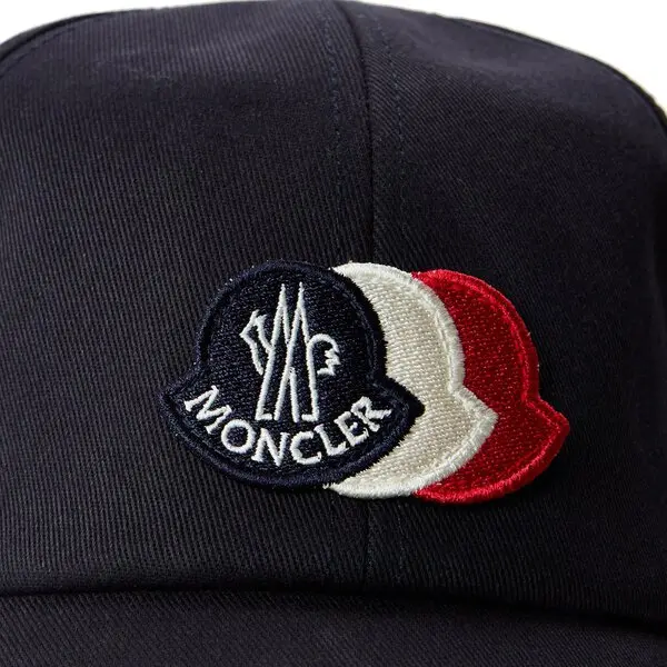 Moncler Tricolor Logo Baseball Cap