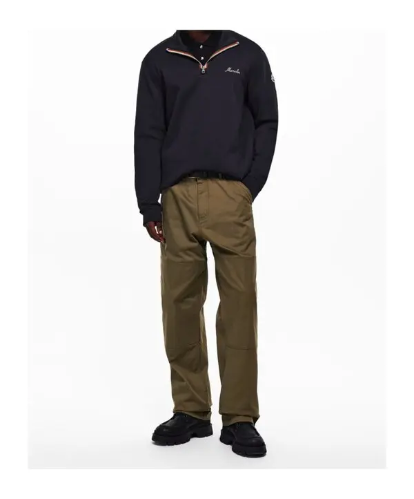 Moncler Logo Zip-up Sweatshirt