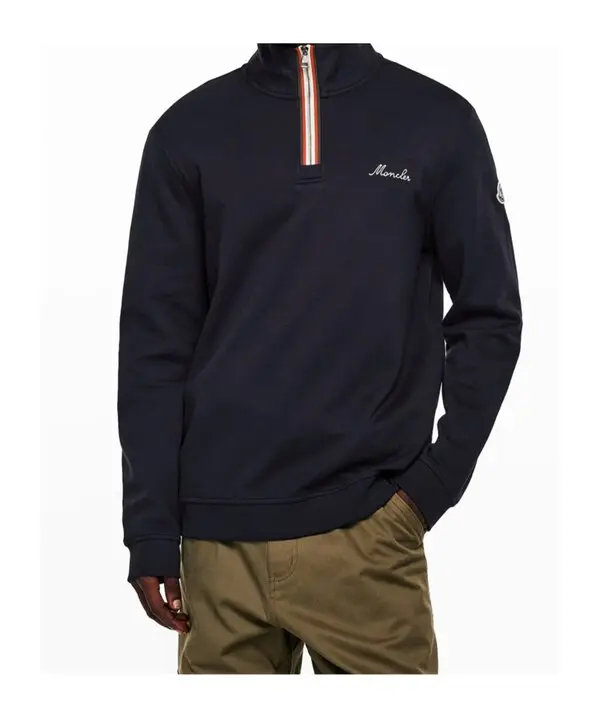 Moncler Logo Zip-up Sweatshirt
