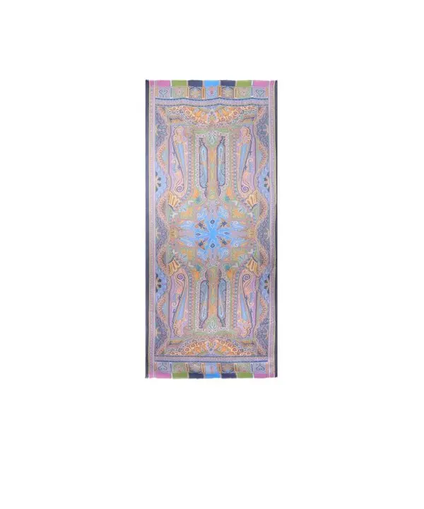 Etro Patterned Cashmere-blend Scarf - Multicolour