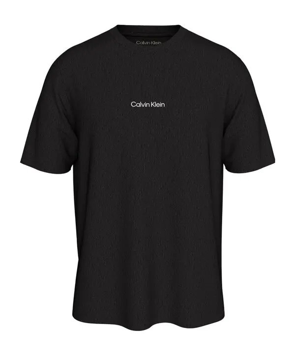 Calvin Klein Crew-neck Short-sleeve T-shirt - Black