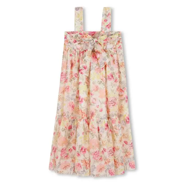 Chloé Floral Print Tiered Maxi Dress With Halterneck