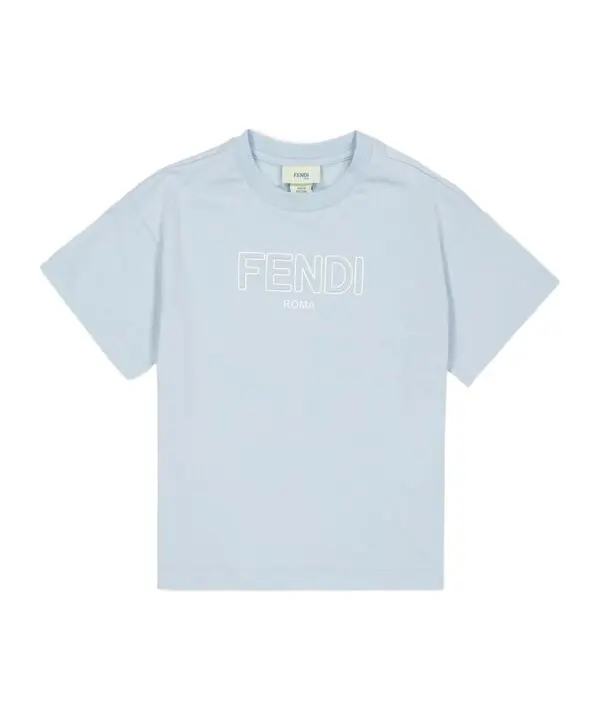 Fendi Logo Crew Neck T-shirt