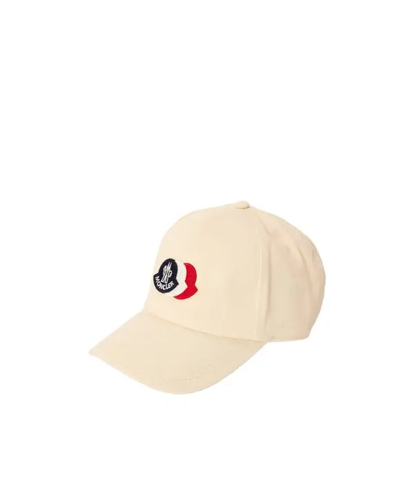 Moncler Three-logo Baseball Cap - Nude
