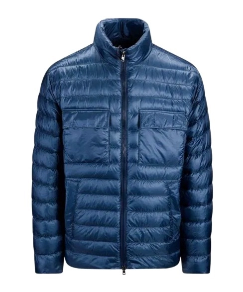 Herno Long-sleeved Down Jacket With Stand-up Collar