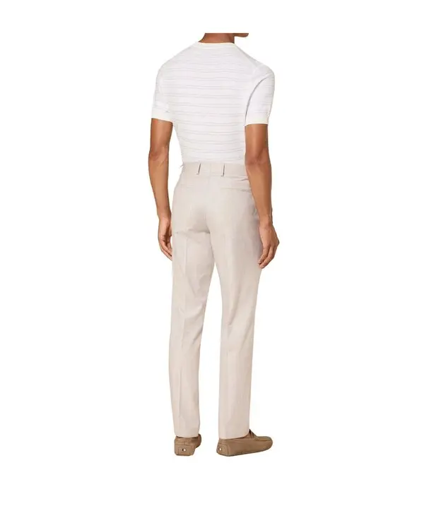 Hugo Boss Casual Trousers With Belt Loops