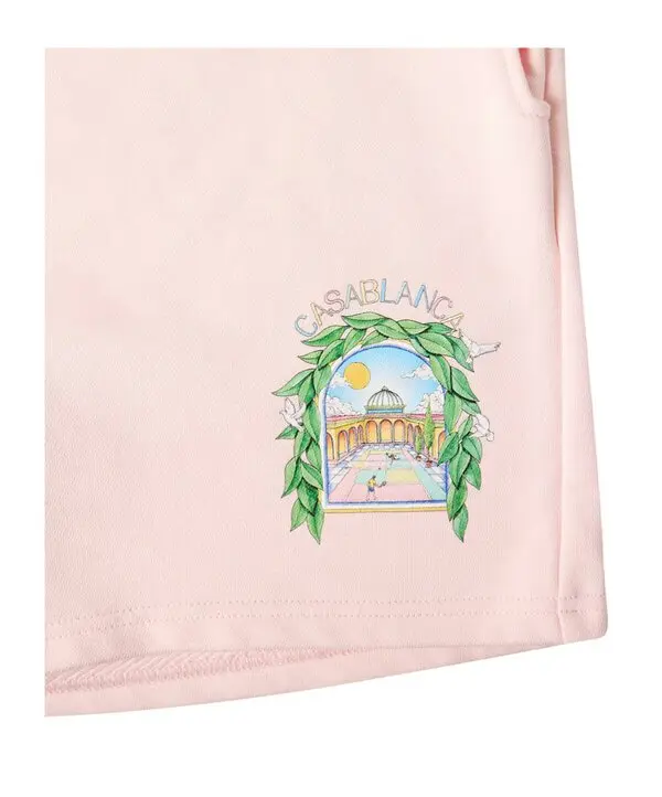 Casablanca Printed Drawstring Shorts