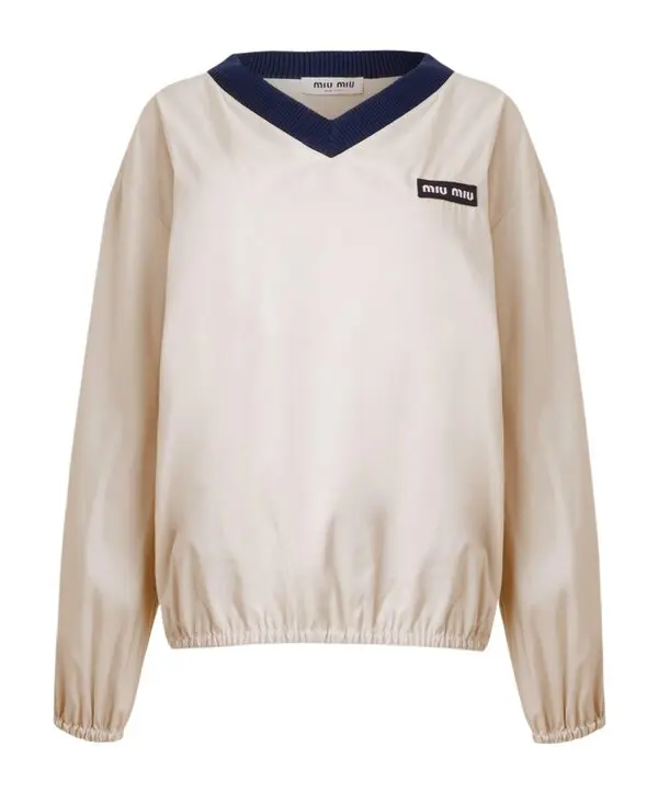 Miu Miu Ponge Long Sleeve T-shirt
