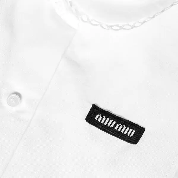 Miu Miu Poplin Detachable Collar