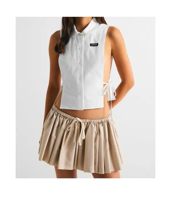 Miu Miu Poplin Detachable Collar