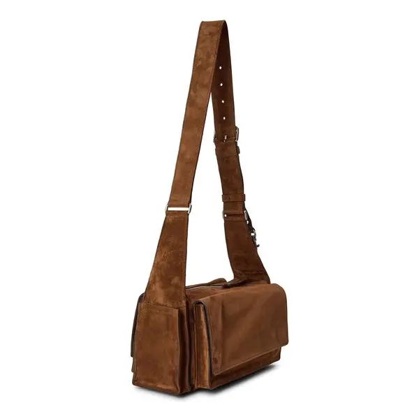 Miu Miu Utilitaire Shoulder Bag - Brown