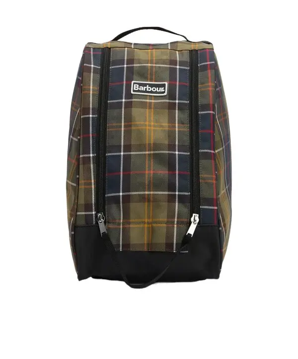 Barbour Checkered Equestrian Boot Bag