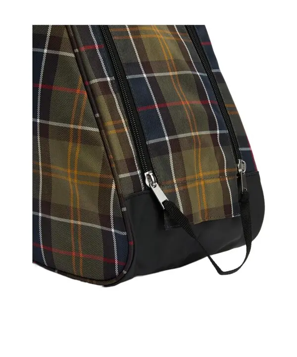Barbour Checkered Equestrian Boot Bag