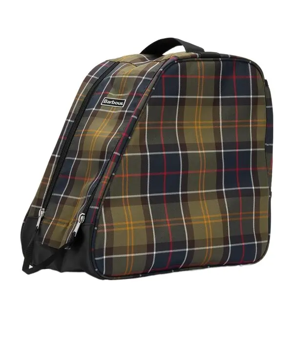 Barbour Checkered Equestrian Boot Bag