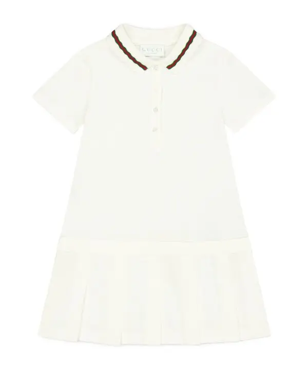 Gucci Collared Pleated Dress