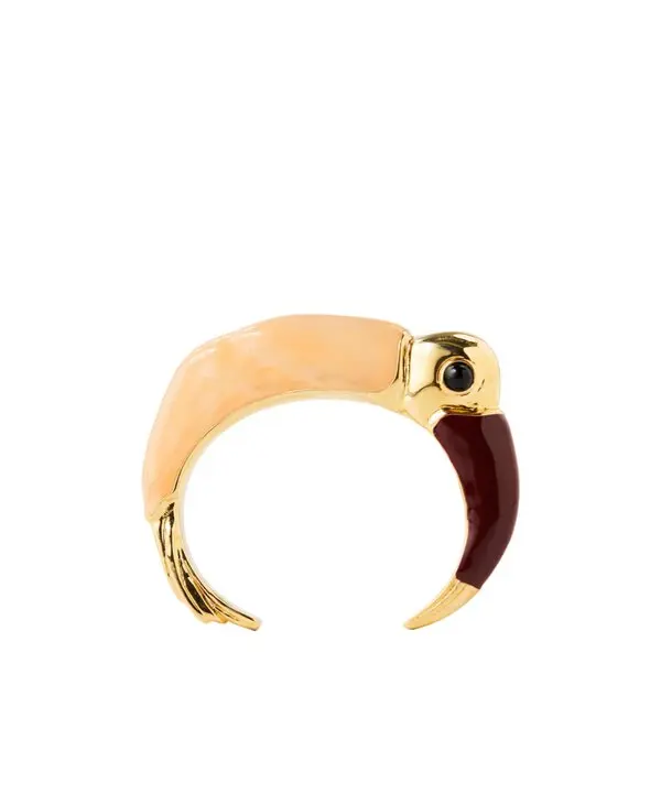Chloé Sculptural Shaped Bangle Bracelet - Yellow