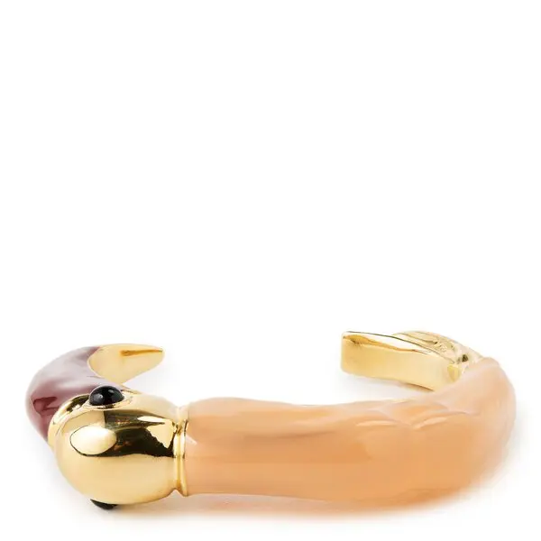 Chloé Sculptural Shaped Bangle Bracelet - Yellow