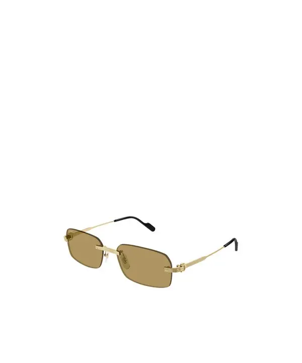 Cartier Rimless Rectangular Sunglasses