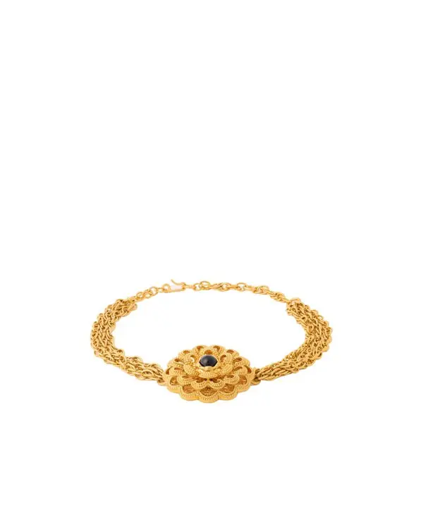 Chloé Vintage Gold Multi-strand Choker Necklace