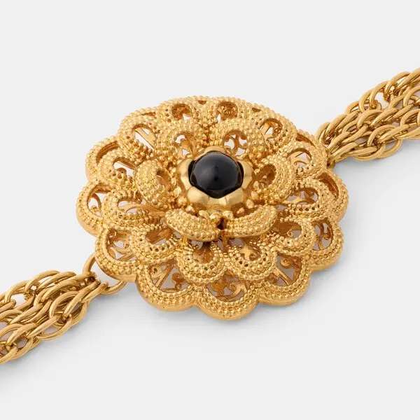 Chloé Vintage Gold Multi-strand Choker Necklace