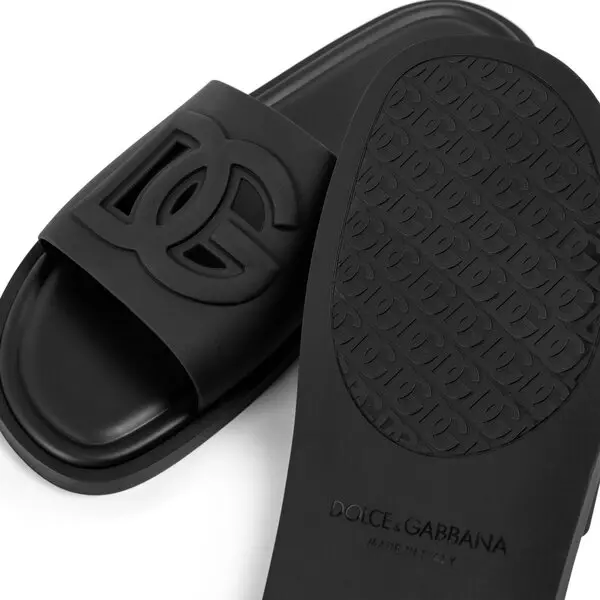Undercover Dolce & Gabbana Embossed Logo Slide Slippers