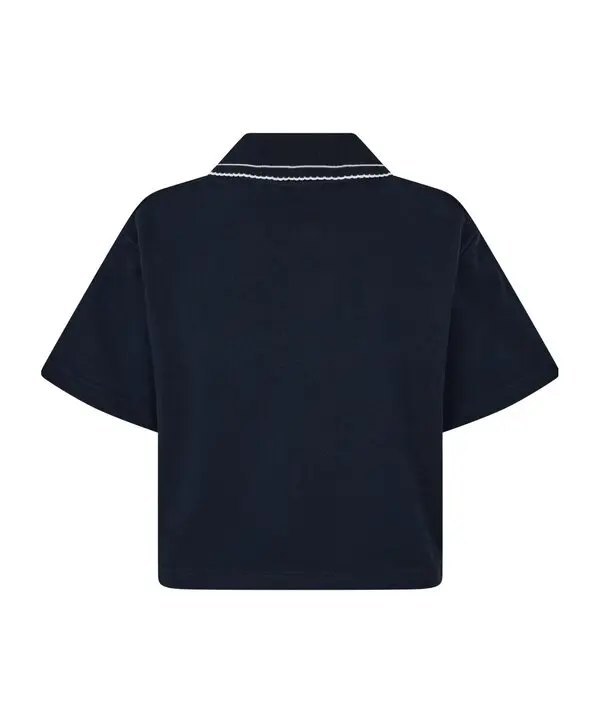 Miu Miu Cropped Short Sleeve Polo