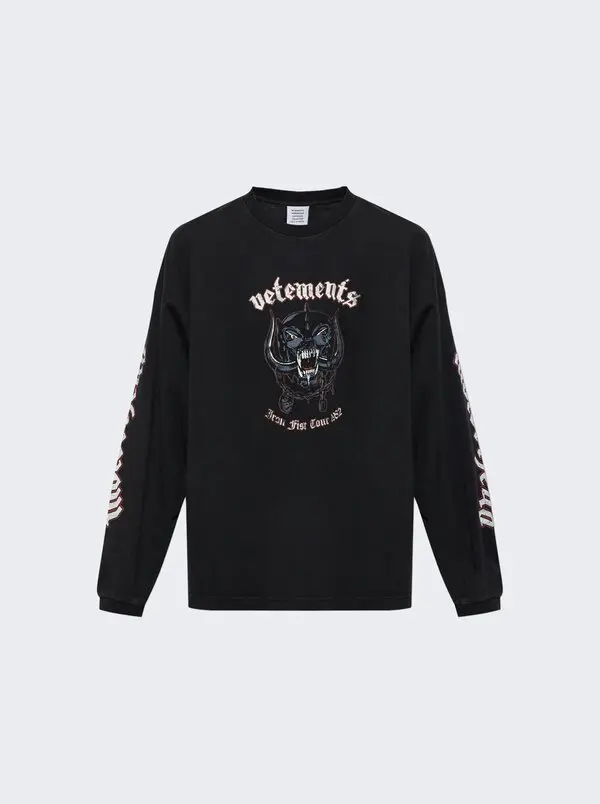 Vetements X Motorhead Tour Longsleeve Washed