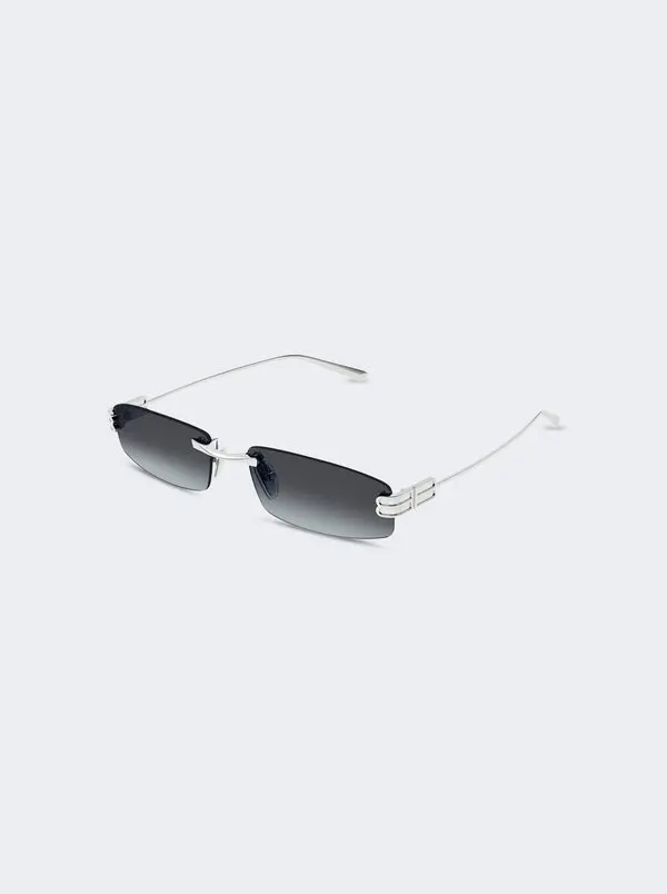 Balenciaga Rimless Sunglasses
