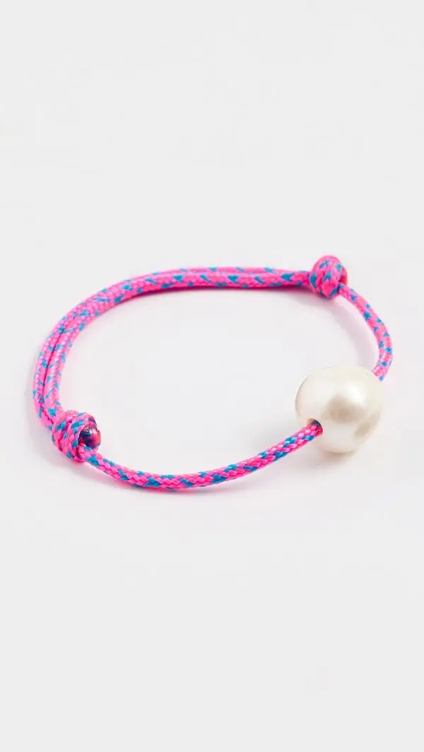 Zoe Chicco Baroque Pearl Paracord Bracelet