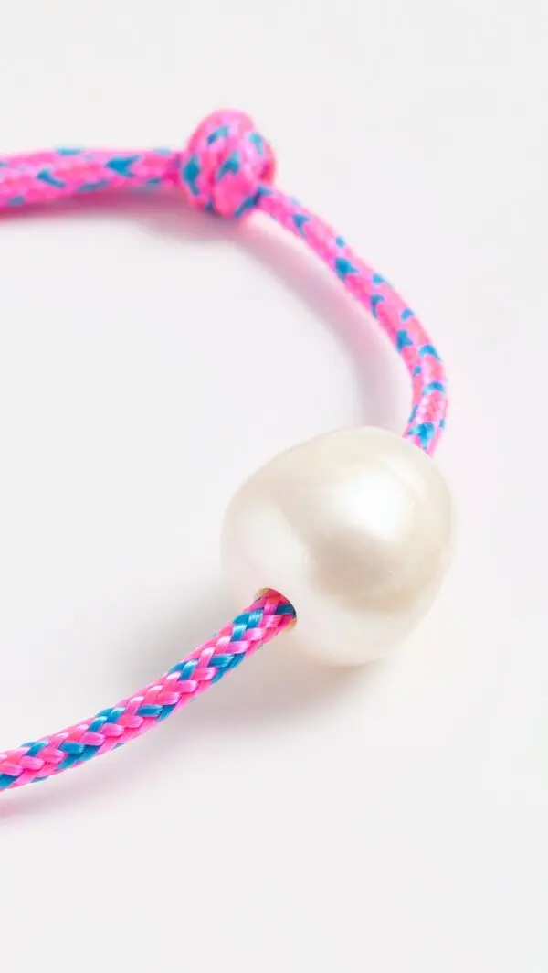 Zoe Chicco Baroque Pearl Paracord Bracelet