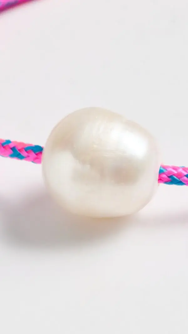 Zoe Chicco Baroque Pearl Paracord Bracelet
