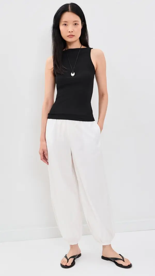 Enza Costa Ribbed Blouse