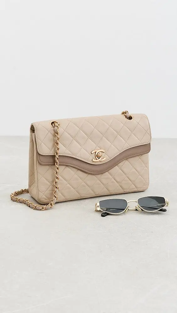 Shopbop Chanel Double Flap Chain Shoulder Bag