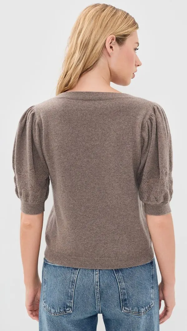 Ulla Johnson Reina Puff Cashmere Top