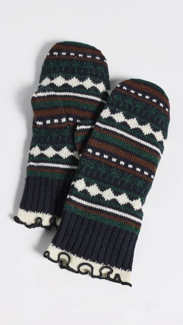 Sea Patton Knit Mittens