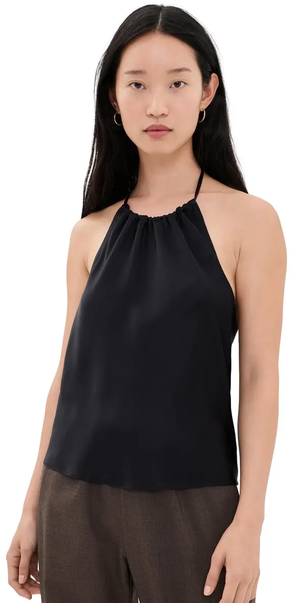 Donni. The Silk Halter Top