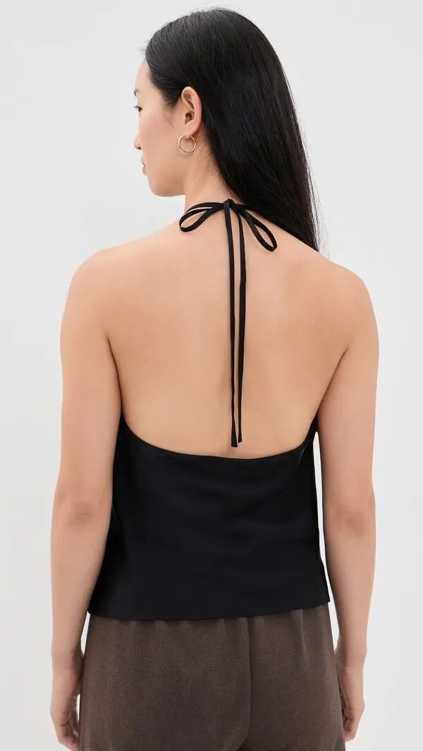 Donni. The Silk Halter Top