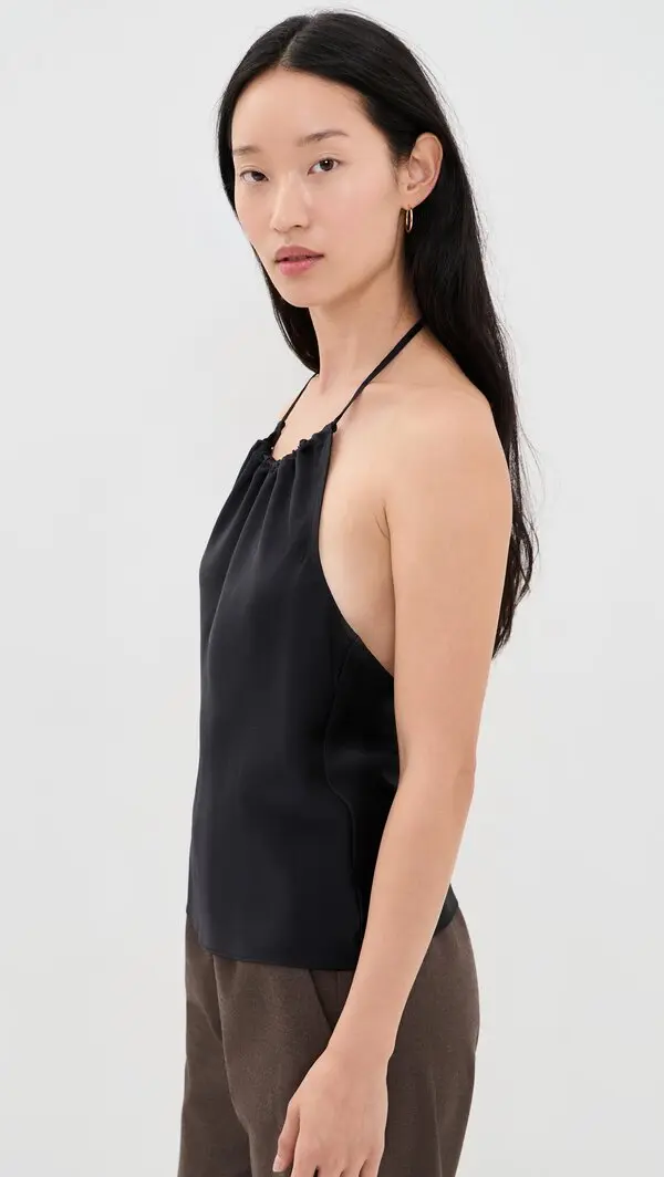 Donni. The Silk Halter Top