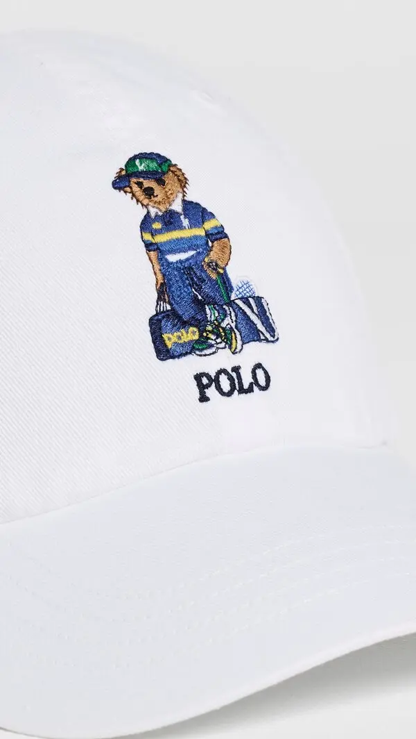Polo Ralph Lauren Embroidered Bear Twill Cap