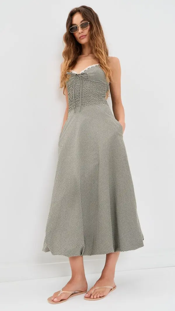HOUSE OF SUNNY Gingham Balloon Cami Dress