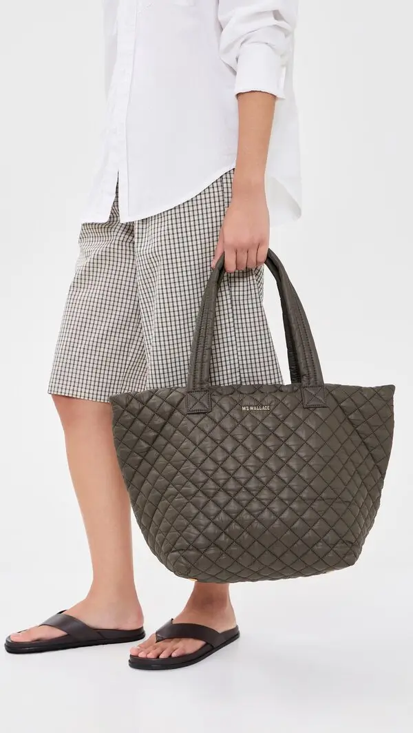 Mz Wallace Medium Metro Deluxe Tote - Magnet