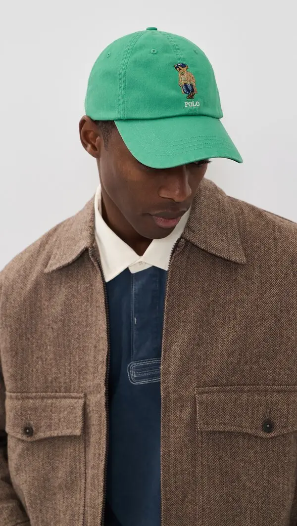 Polo Ralph Lauren Litchfield Bear Cap - Raft Green
