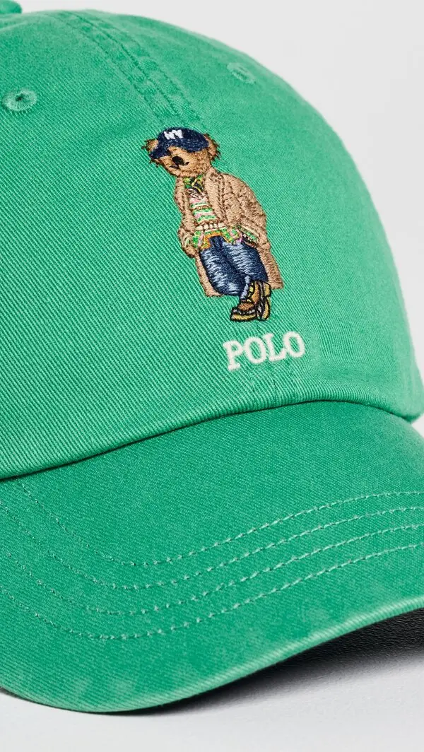 Polo Ralph Lauren Litchfield Bear Cap - Raft Green