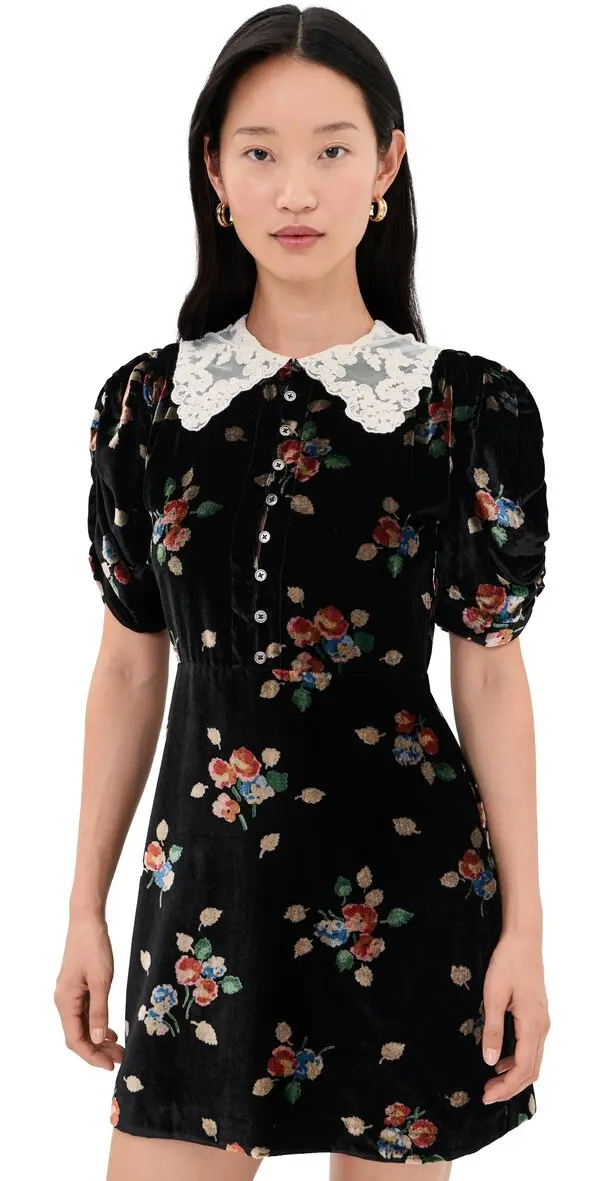 Sea Leda Velvet Mini Dress