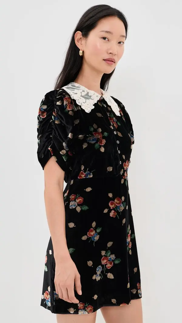 Sea Leda Velvet Mini Dress