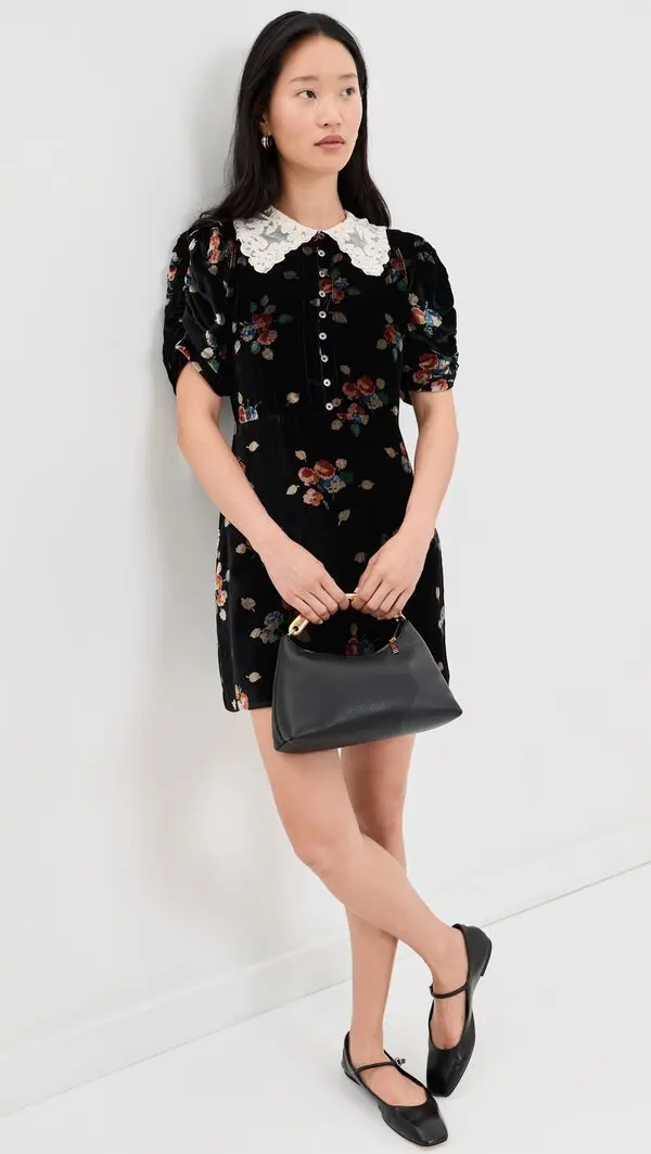 Sea Leda Velvet Mini Dress