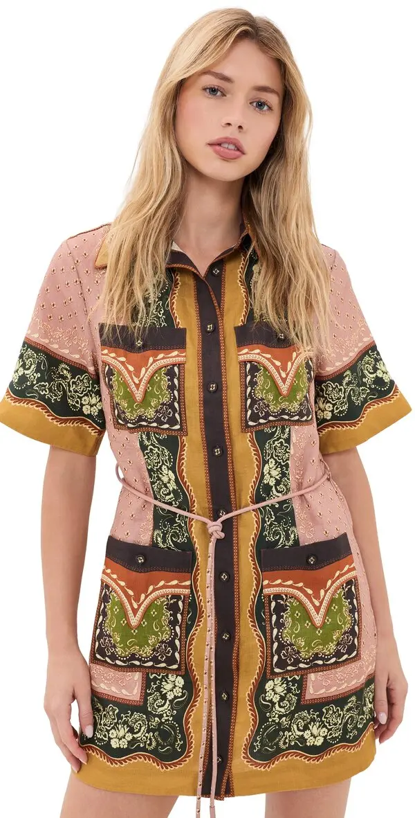 ALEMAIS Darcey Mini Dress - Multi