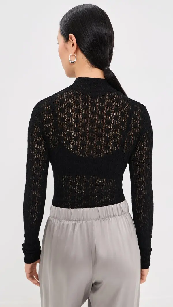 Sablyn Rhea Mock Neck Tee